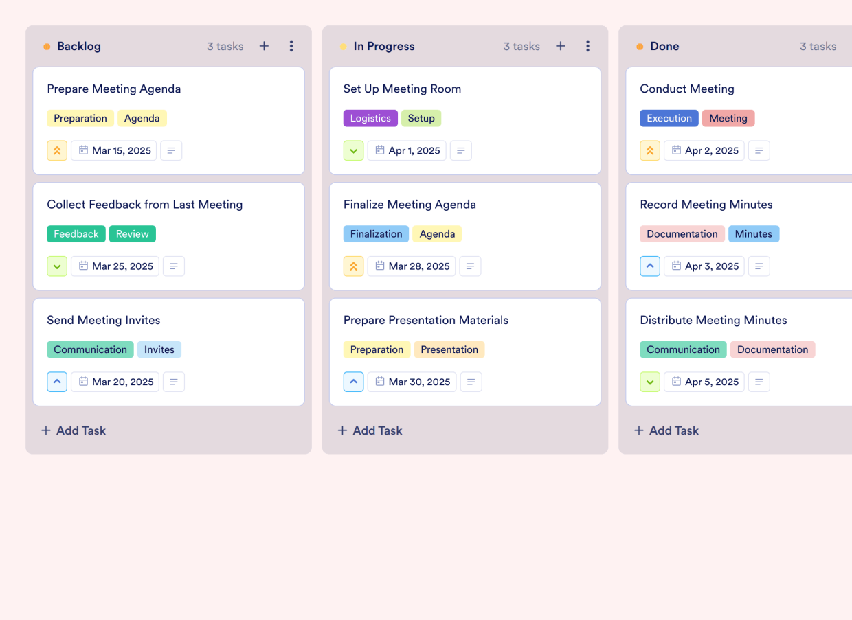 Project Manager Meeting Notes Template | Jotform