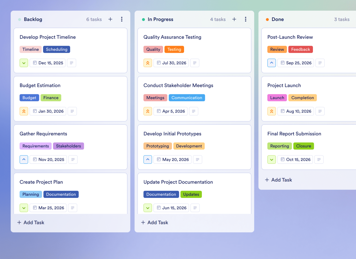 Project Milestone Template | Jotform
