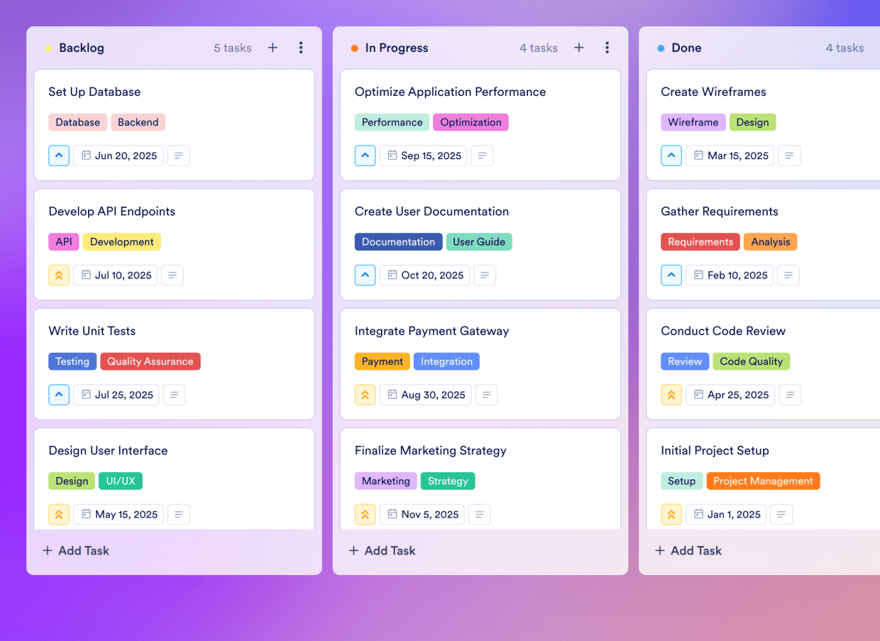 Project Work Plan Template | Jotform