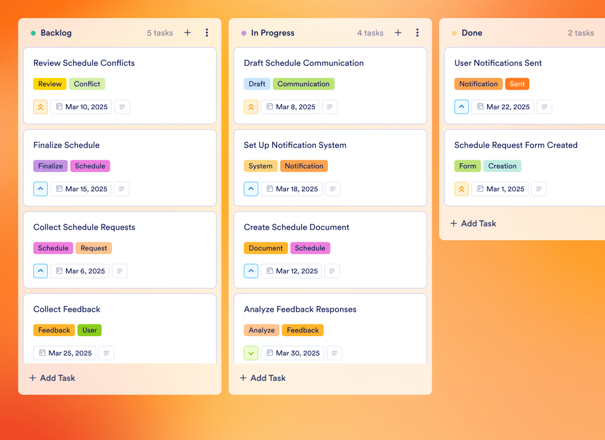 Resource Calendar Template | Jotform