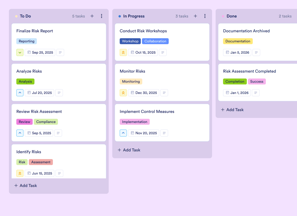 Risk Log Template | Jotform