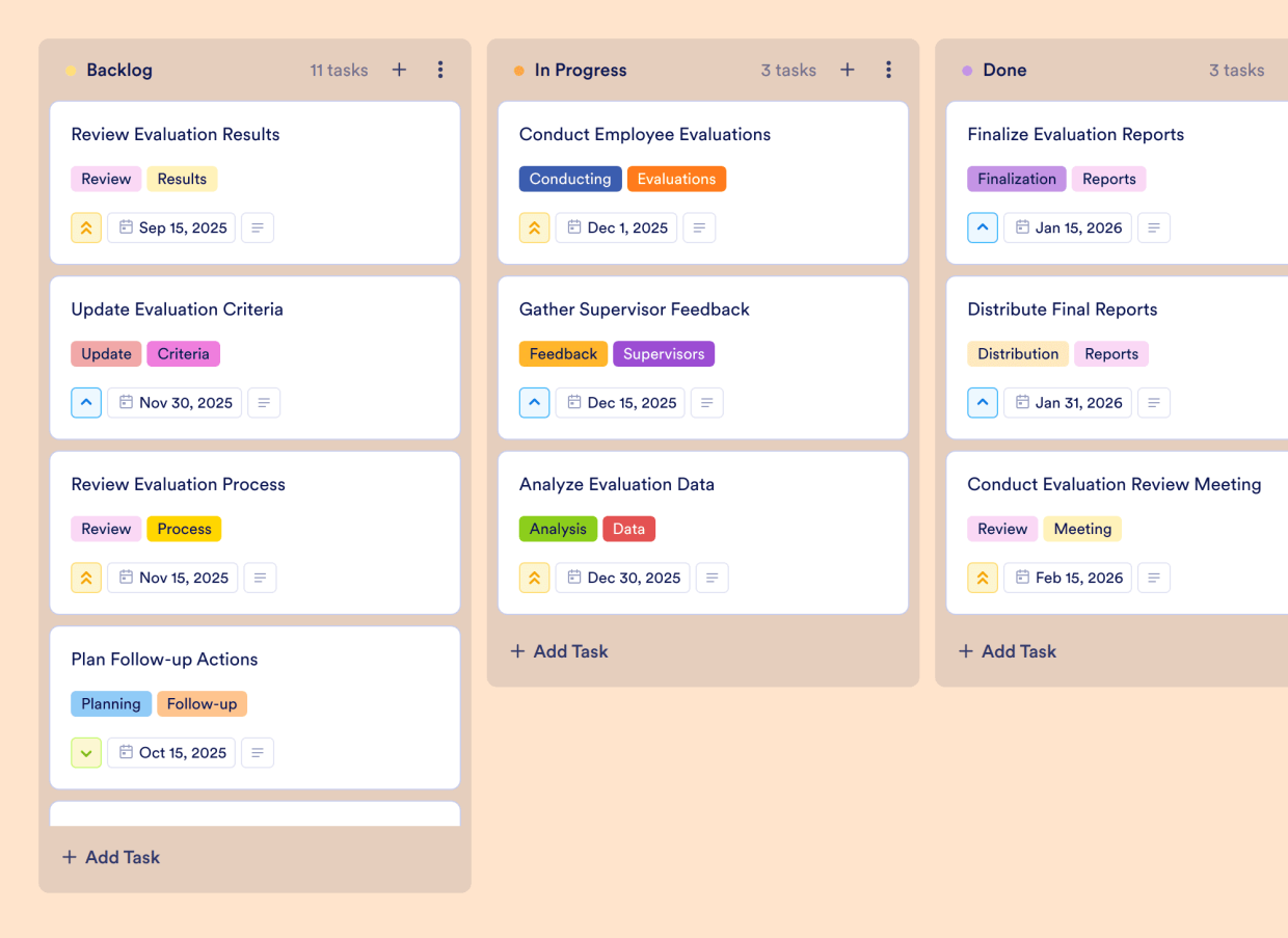Sales 30-60-90 Day Plan Board Template | Jotform