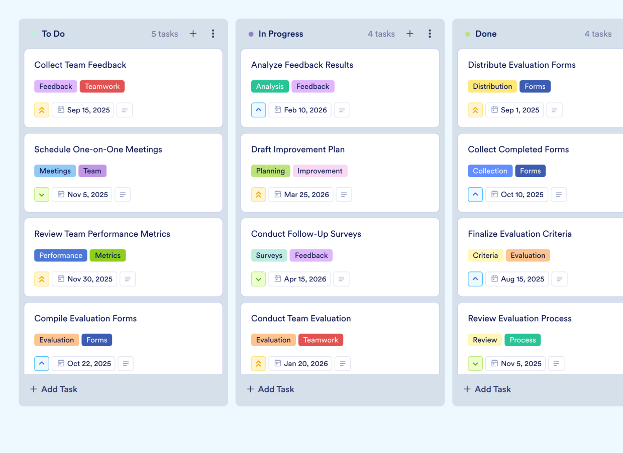 Team Management Template | Jotform