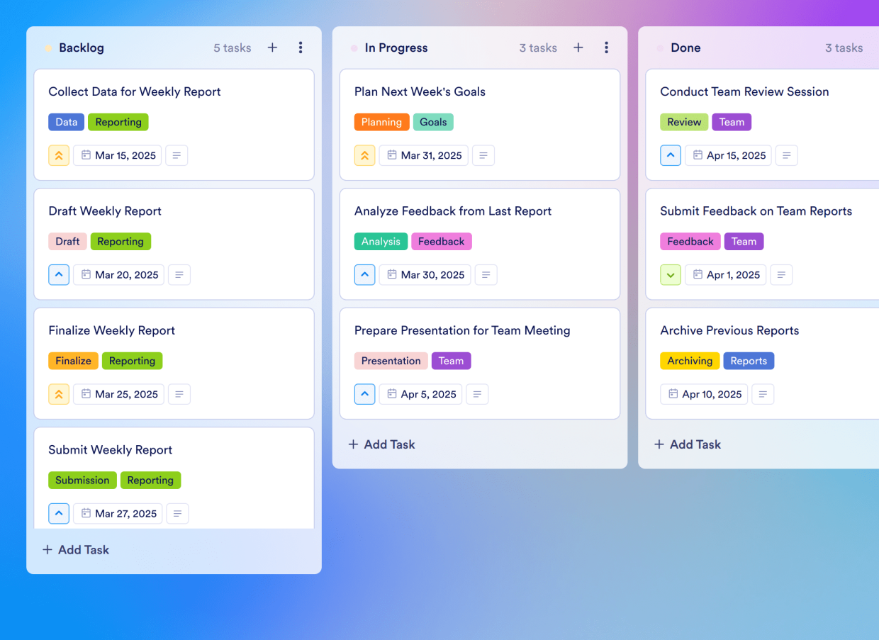 Weekly Manager Meeting Template | Jotform