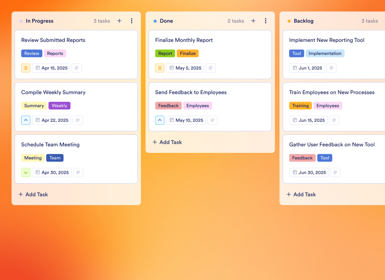 Work Log Board Template | Jotform
