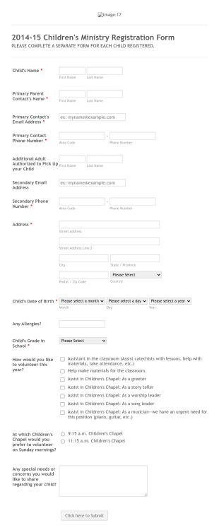 Scouts Registration Form Template | Jotform