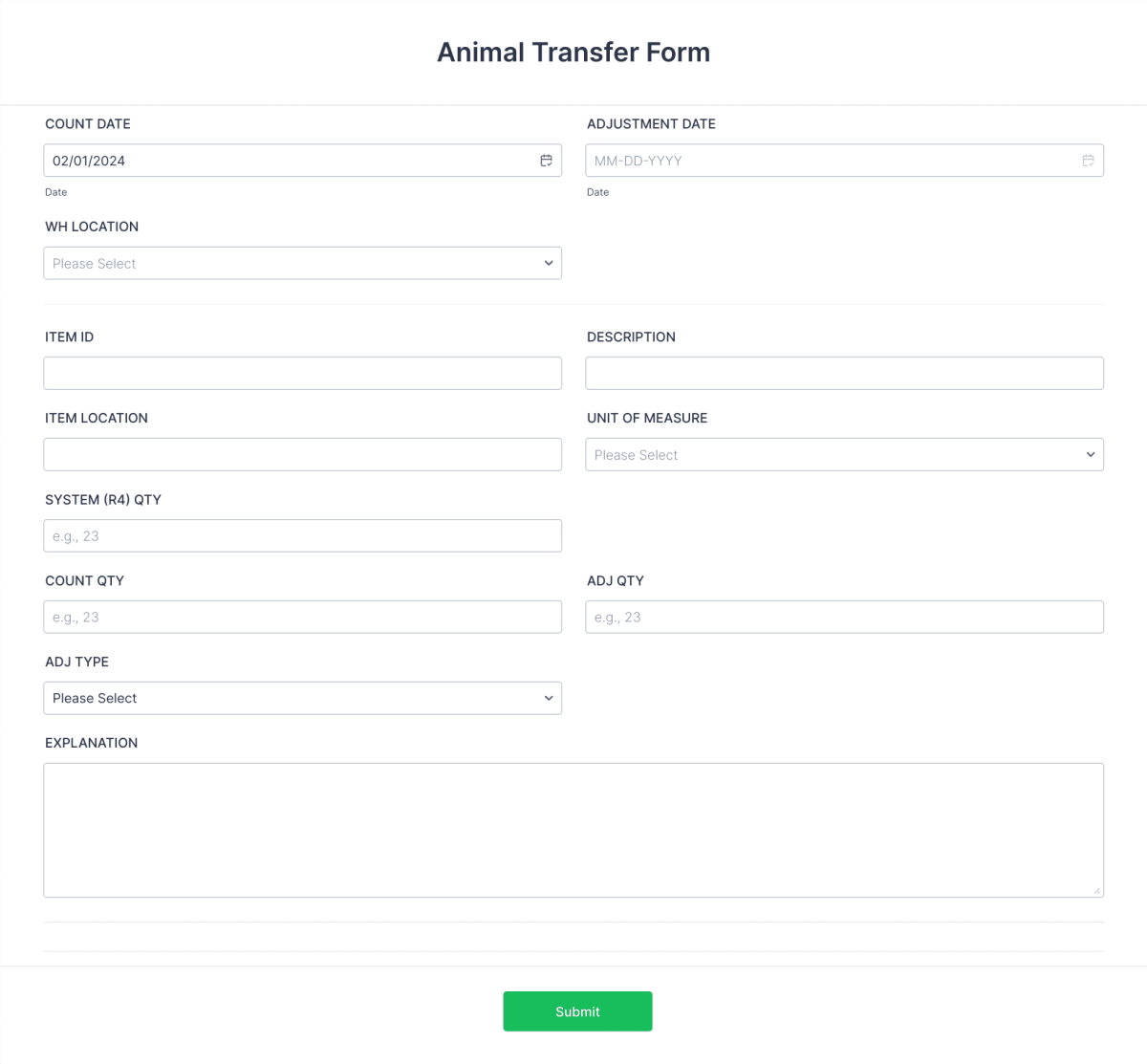 Animal Transfer Form Template | Jotform Animal Transfer Form Template | Jotform