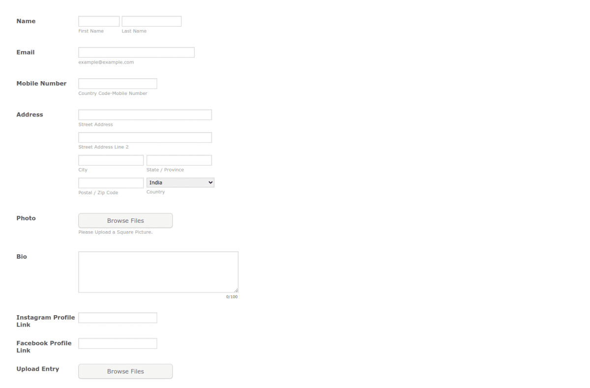 Anthology Submission Form Template | Jotform