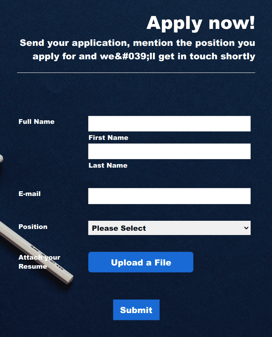 Apply for a Job Form Template | Jotform
