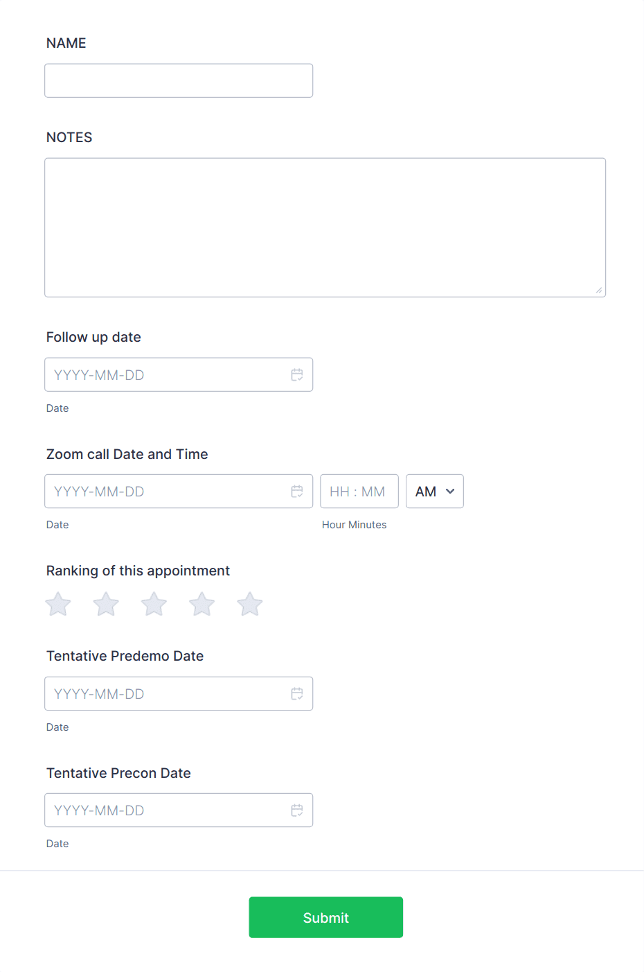 Appointment Feedback Form Template | Jotform