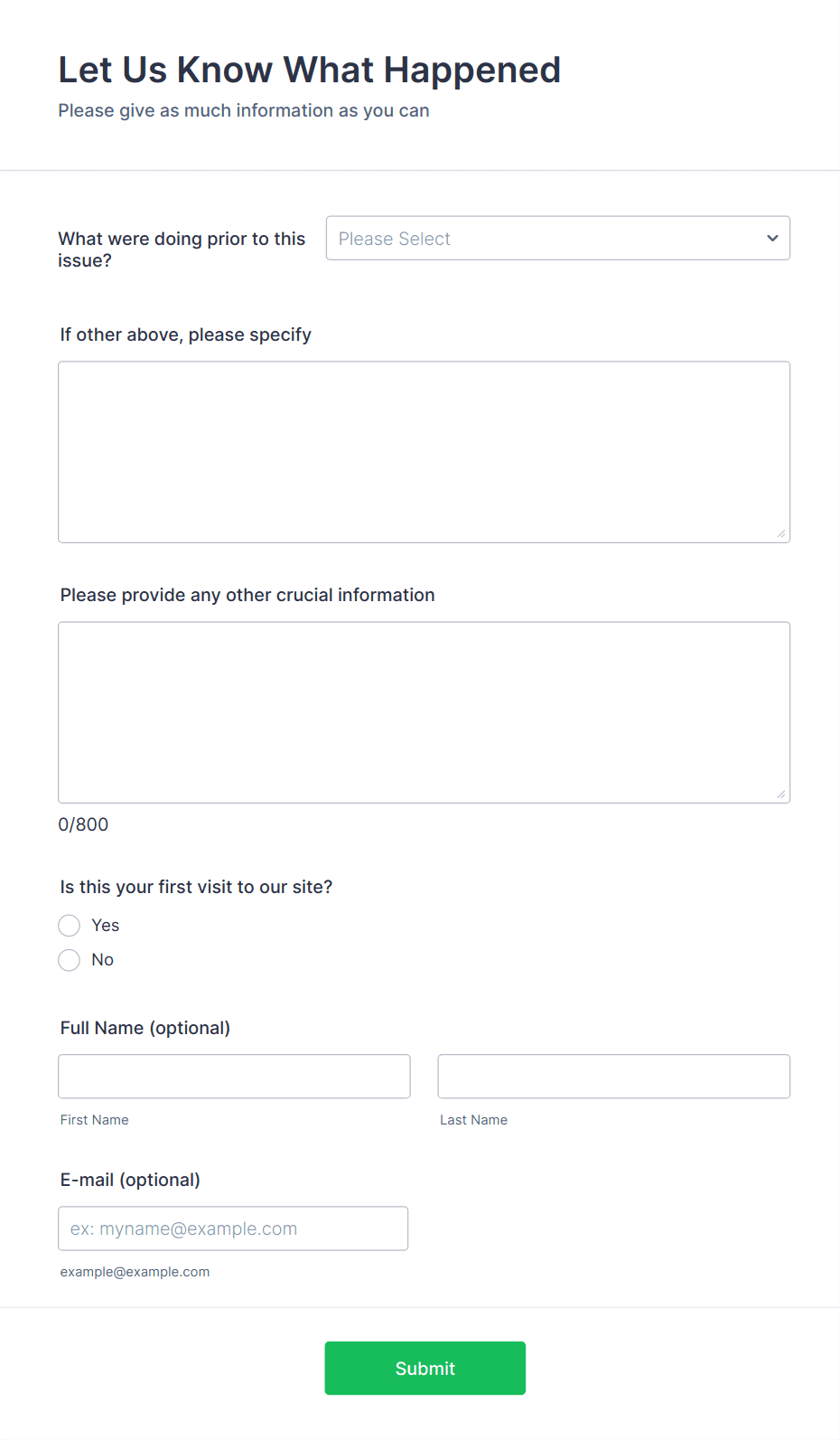 Bug Tracking Form Template | Jotform