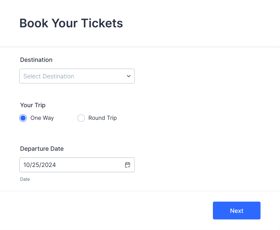Bus Ticket Booking Form Template | Jotform