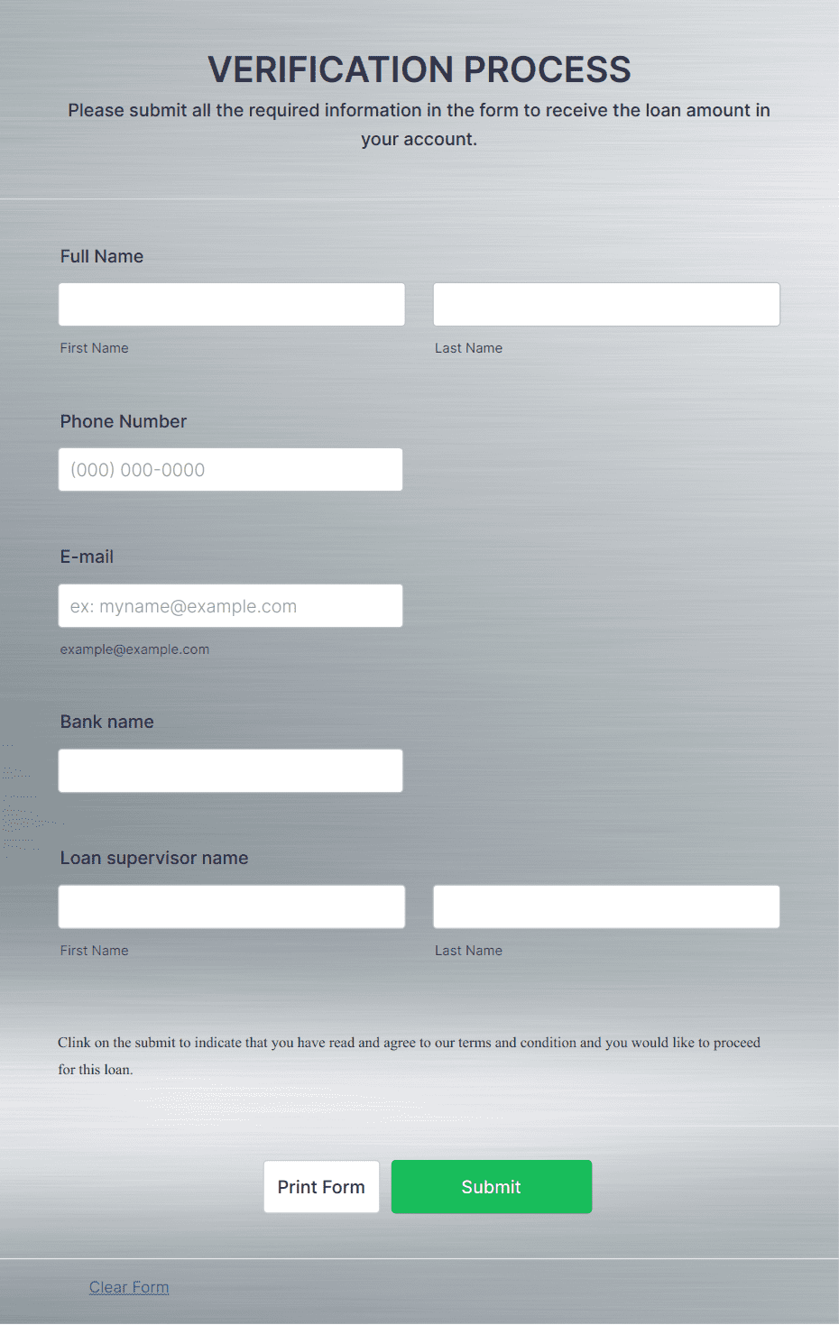 Cash Advance Request Form Template | Jotform
