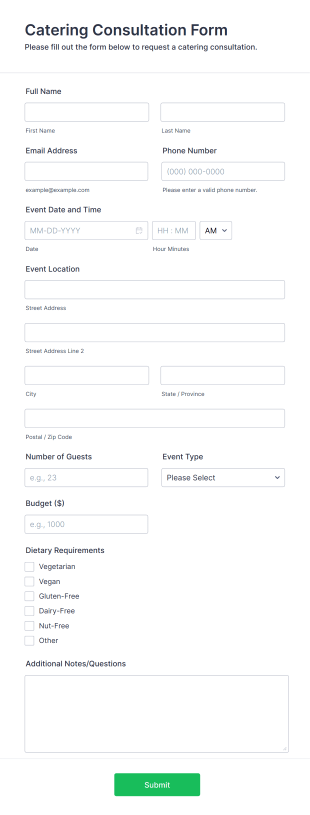 Hair Consultation Form Template | Jotform
