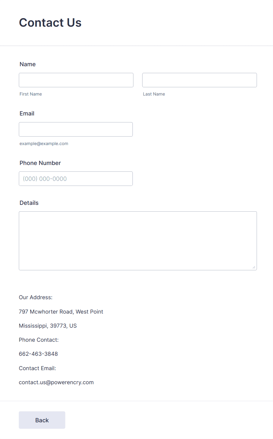 Company Contact Form Template | Jotform