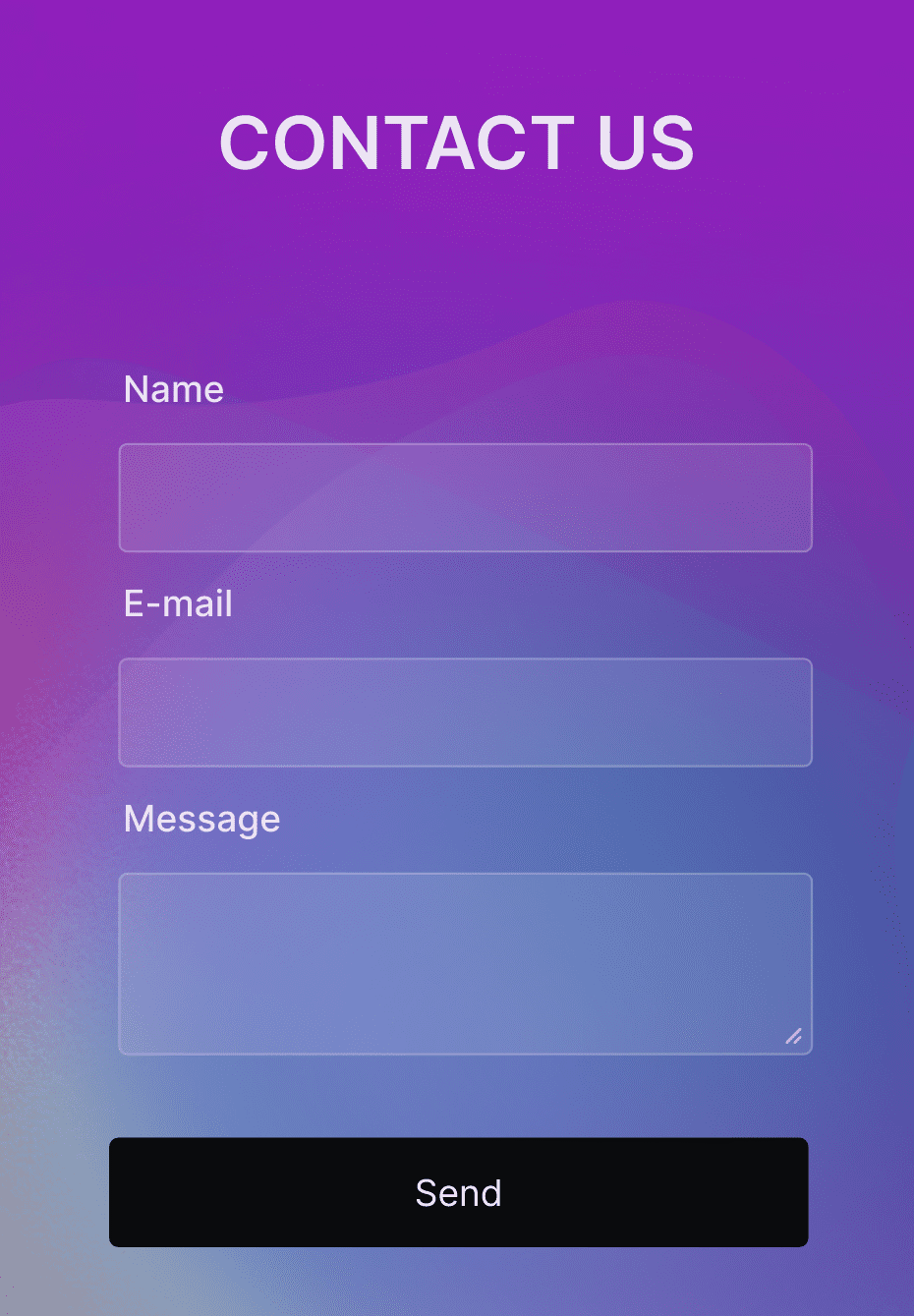 Artistic Contact Form Template | Jotform