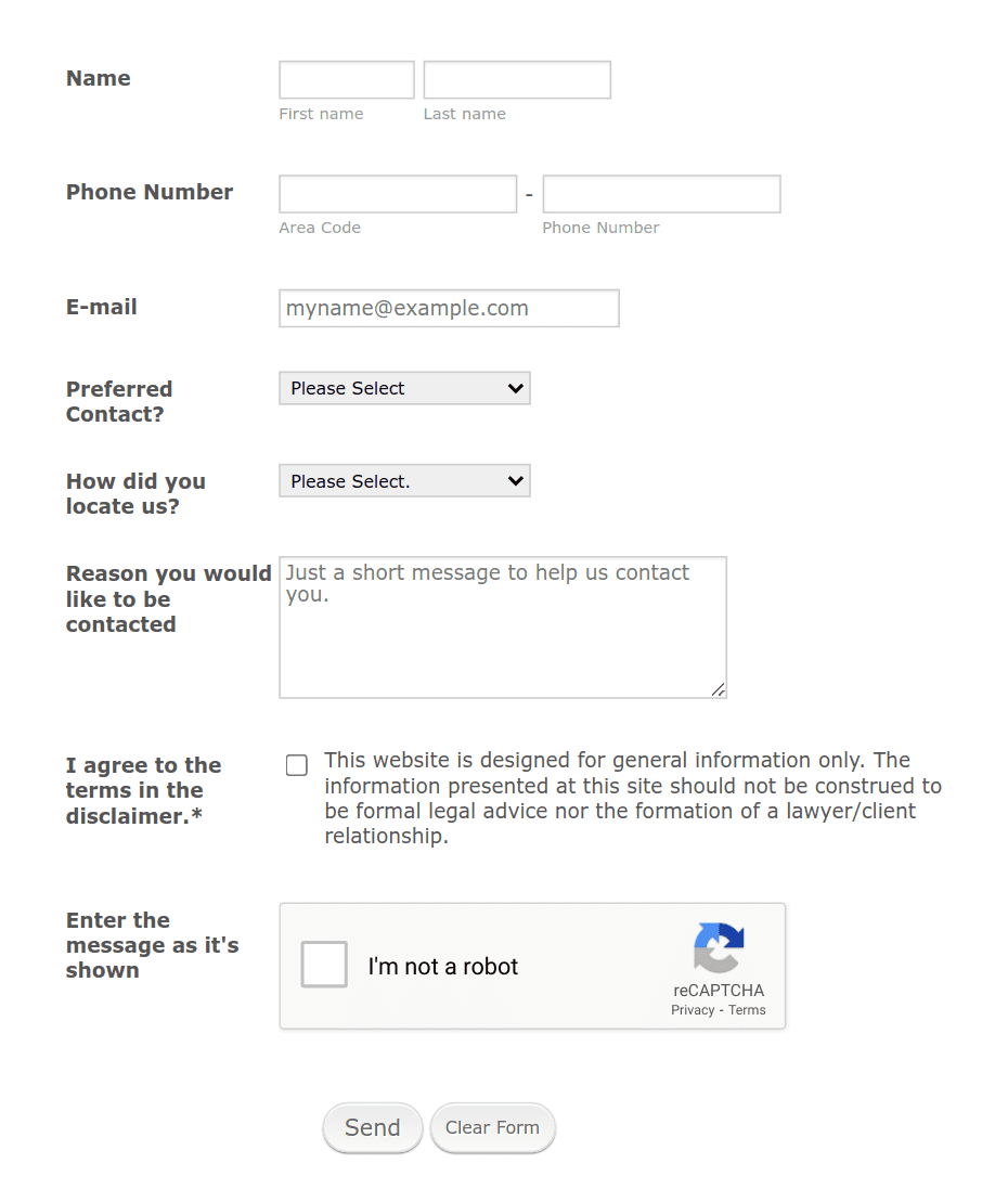 Contact Form with CAPTCHA Form Template | Jotform