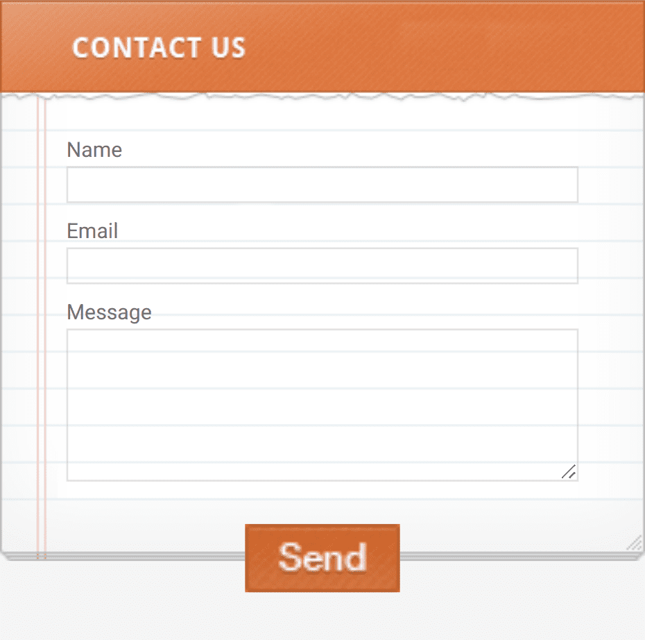 Contact Form With Paper Theme Form Template | Jotform