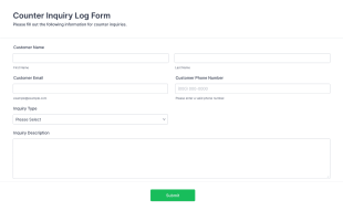 Inquiry Form Template | Jotform