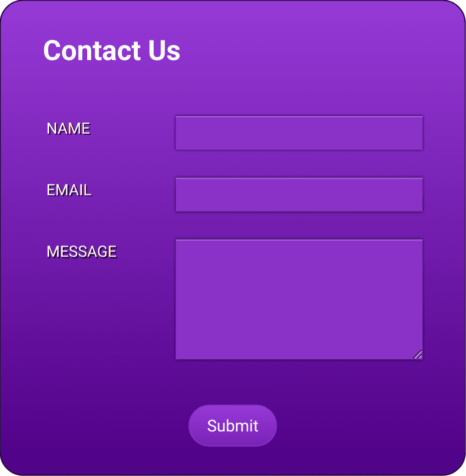 Purple Contact Form Template | Jotform