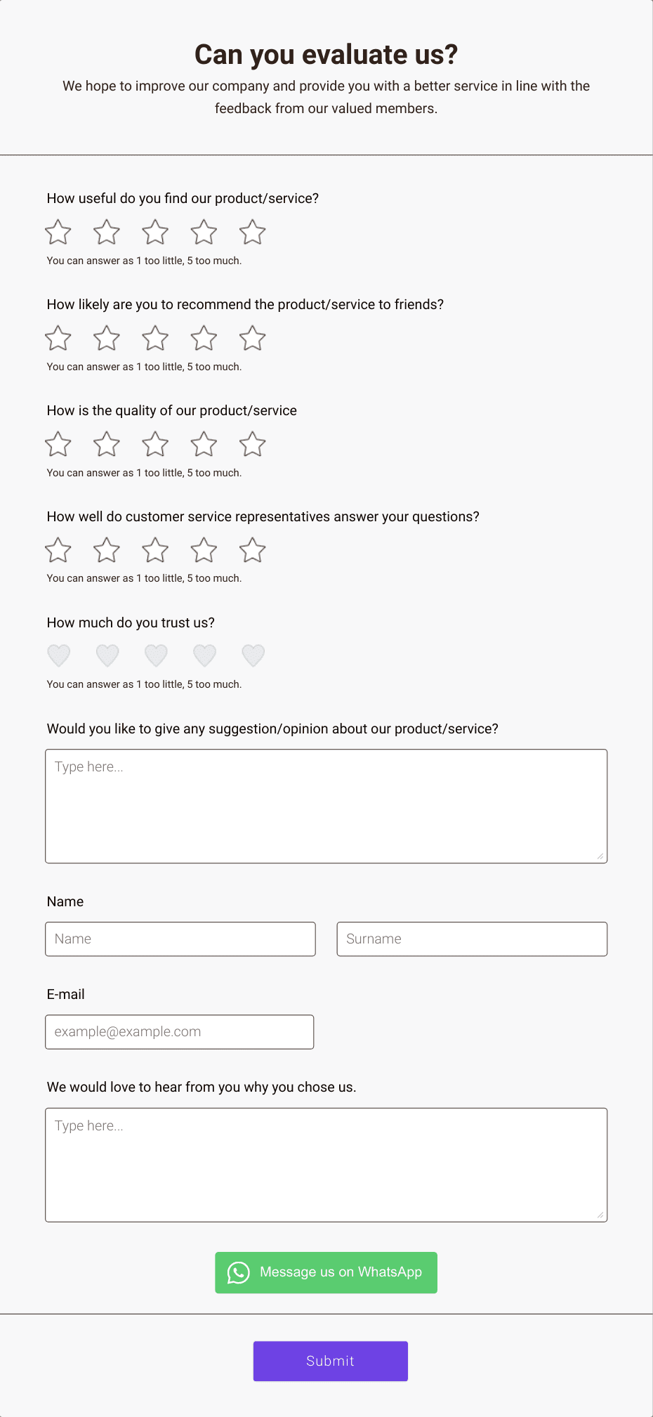 Customer Retention Survey Form Template | Jotform