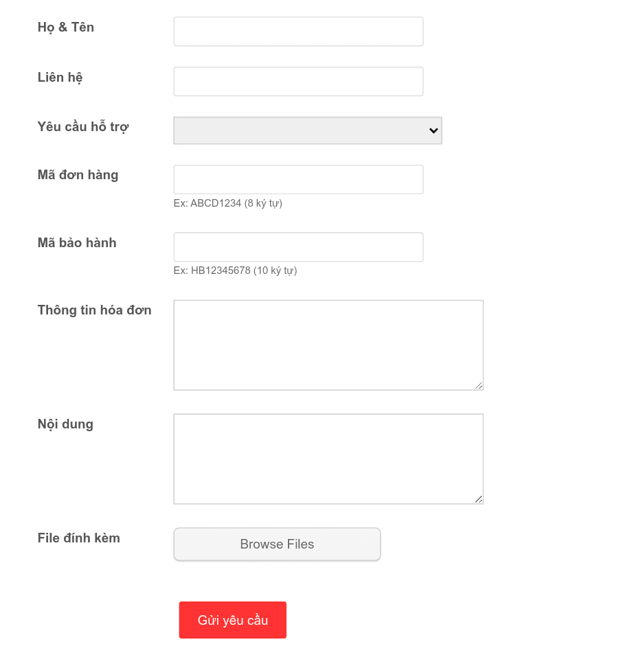 Customer support request Form Template | Jotform
