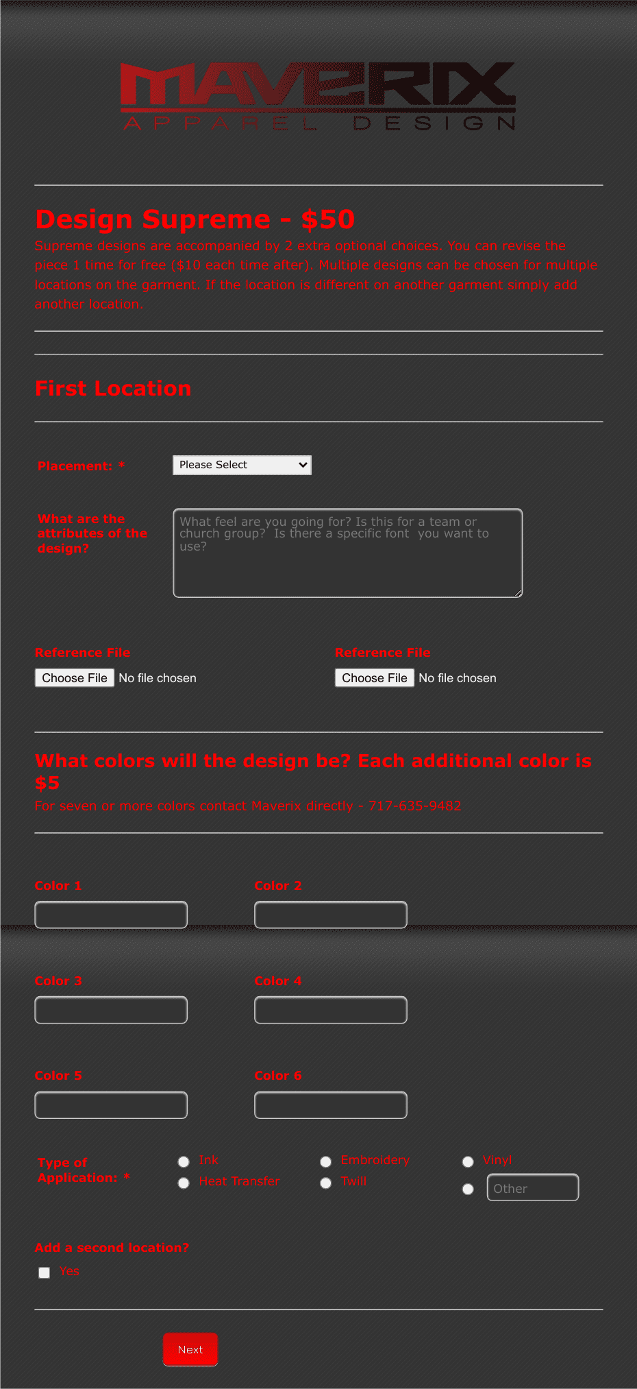 Embroidery Order Form Template | Jotform