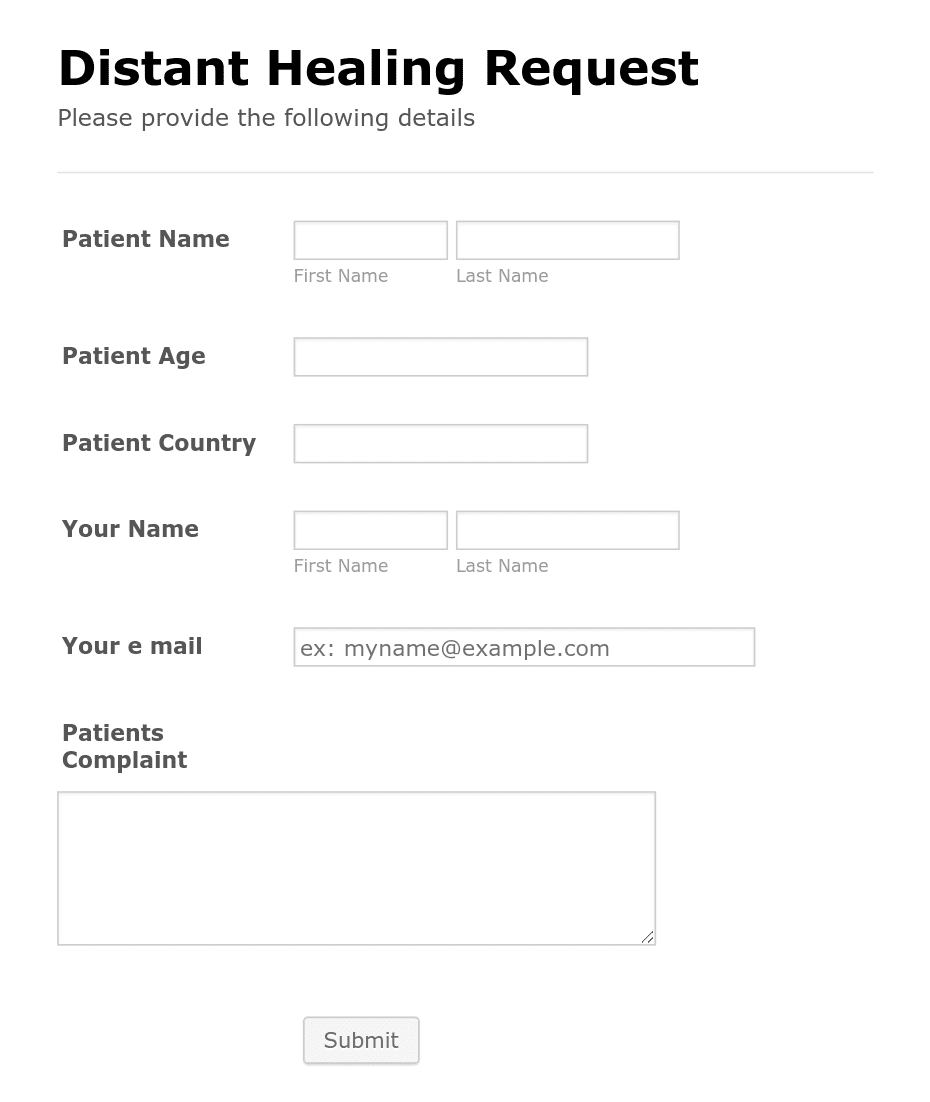 Need assistance at a distance? Form Template | Jotform