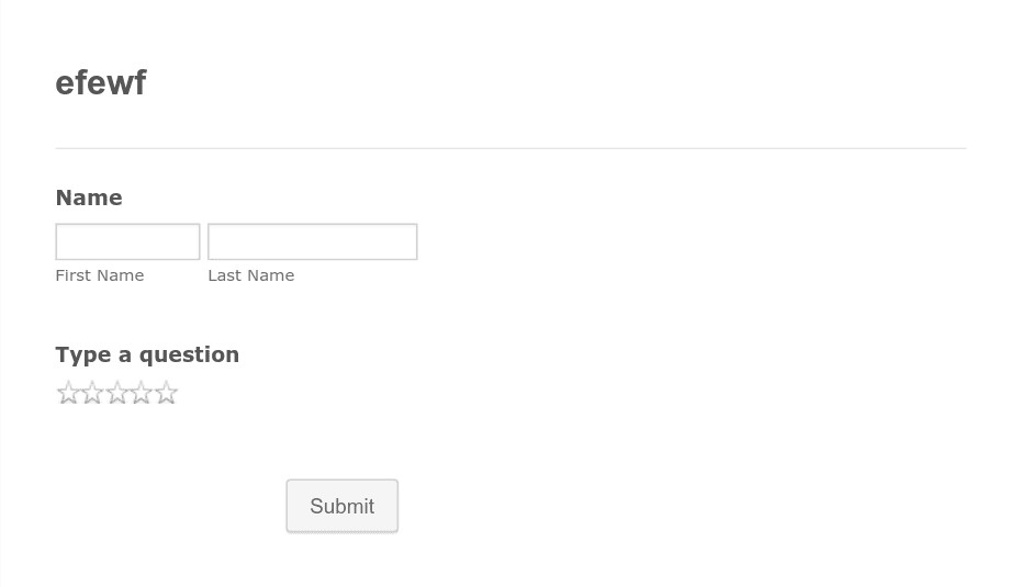 efewf Form Template | Jotform