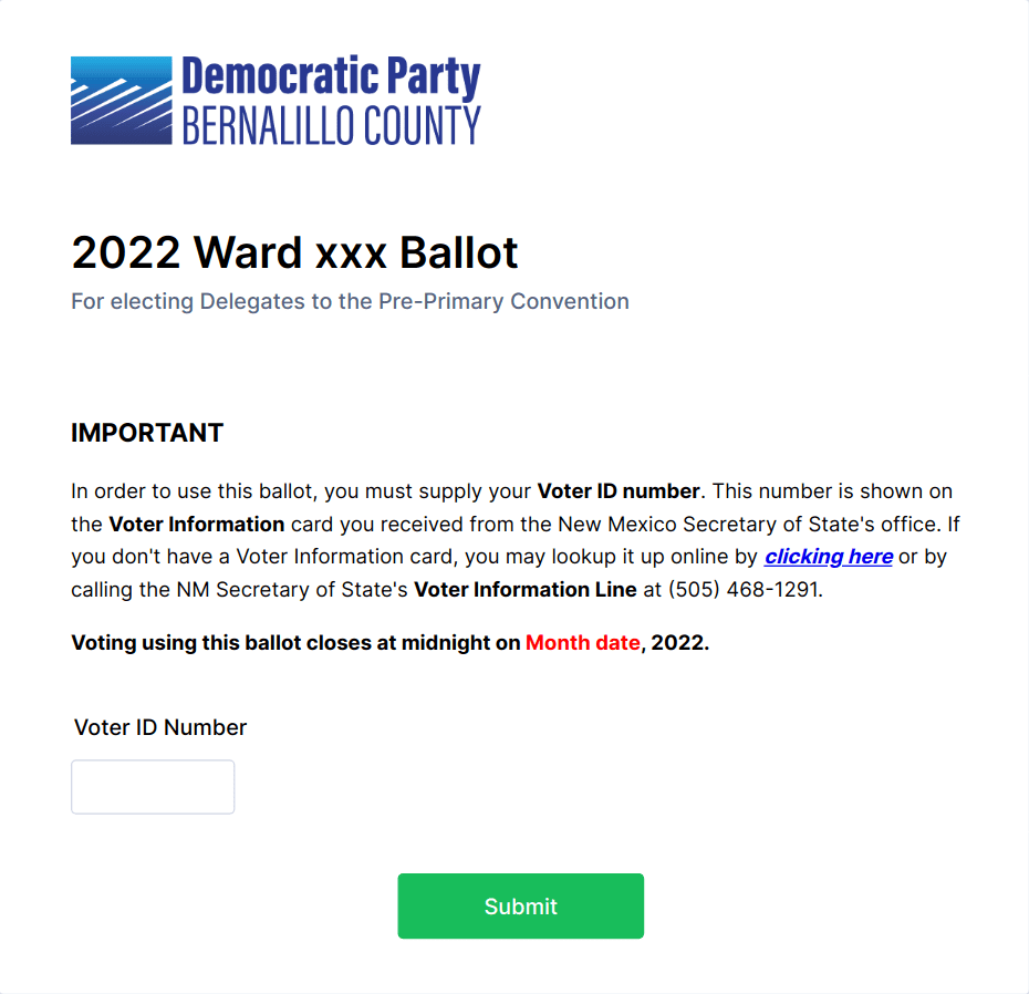 Election Candidate Nomination Form Template | Jotform
