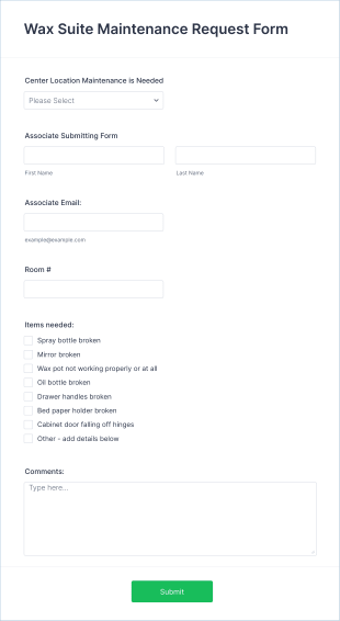 Hotel Maintenance Request Form Template | Jotform Hotel Maintenance Request Form Template | Jotform