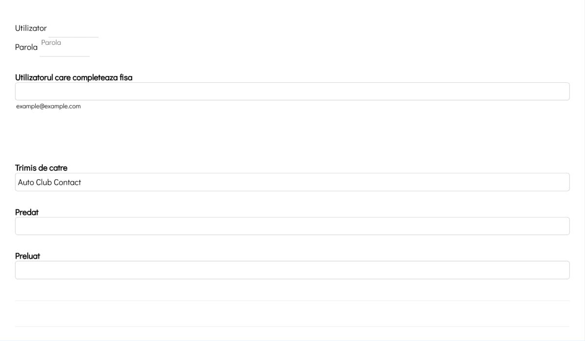 Fisa Interventie Form Template | Jotform