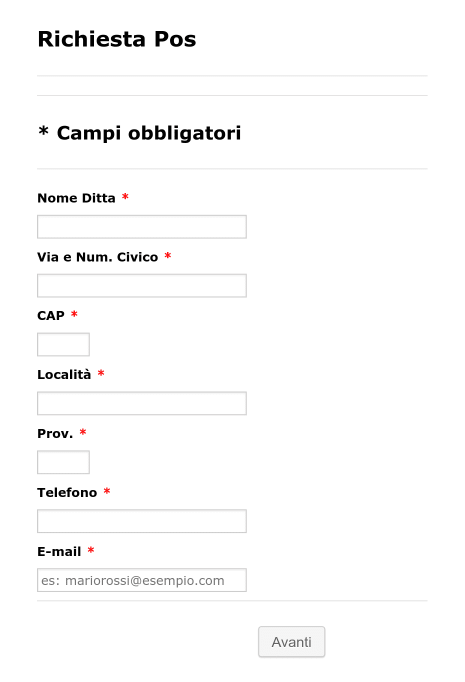POS System Request Form Template | Jotform