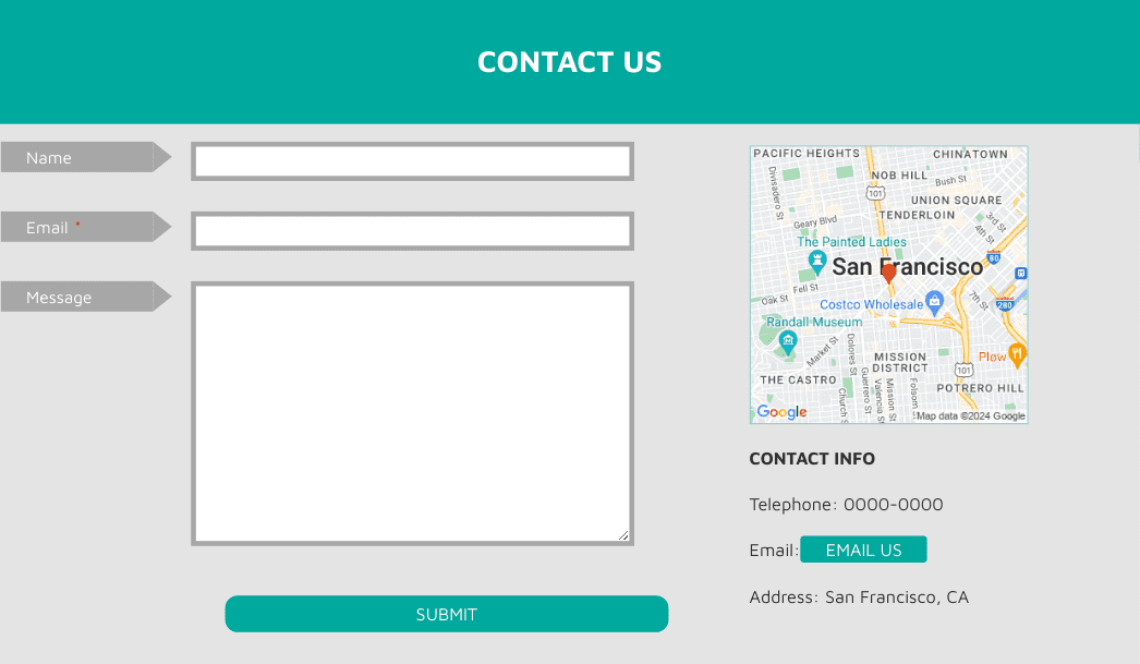 Modern Design Contact Form Template | Jotform