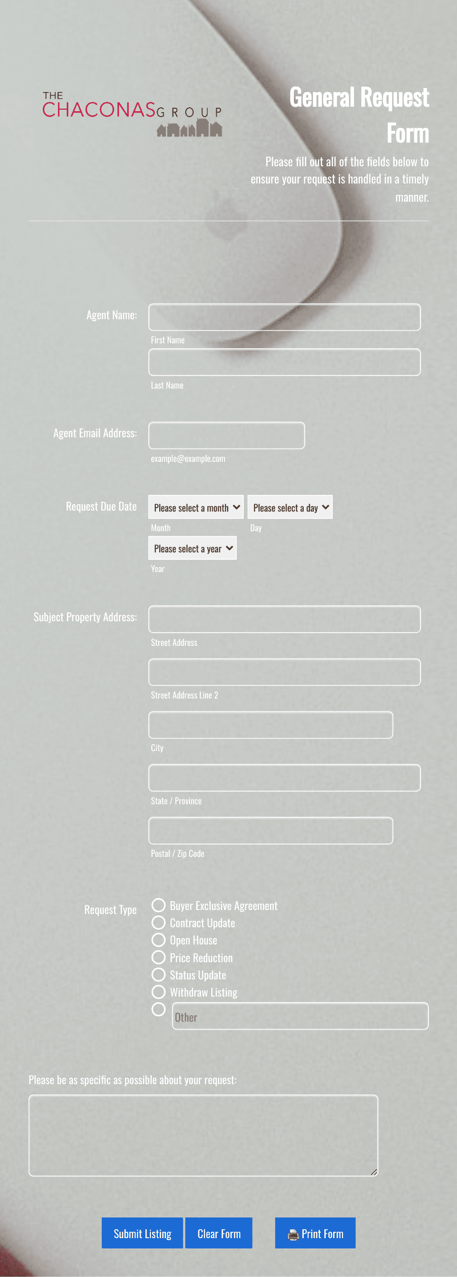 General Request Form Template | Jotform