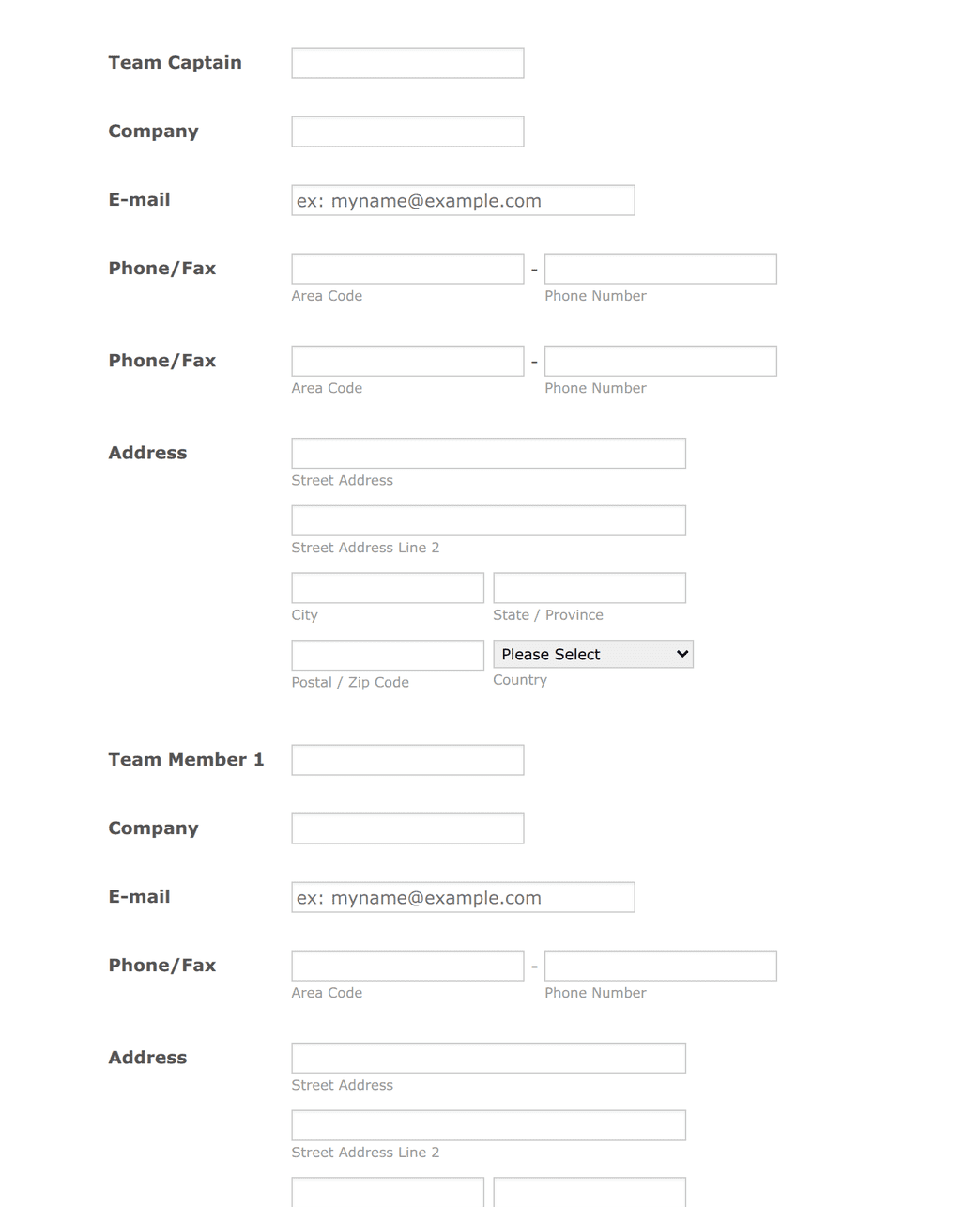 Golf Outing Registration by Mickey for Mickey Form Template | Jotform