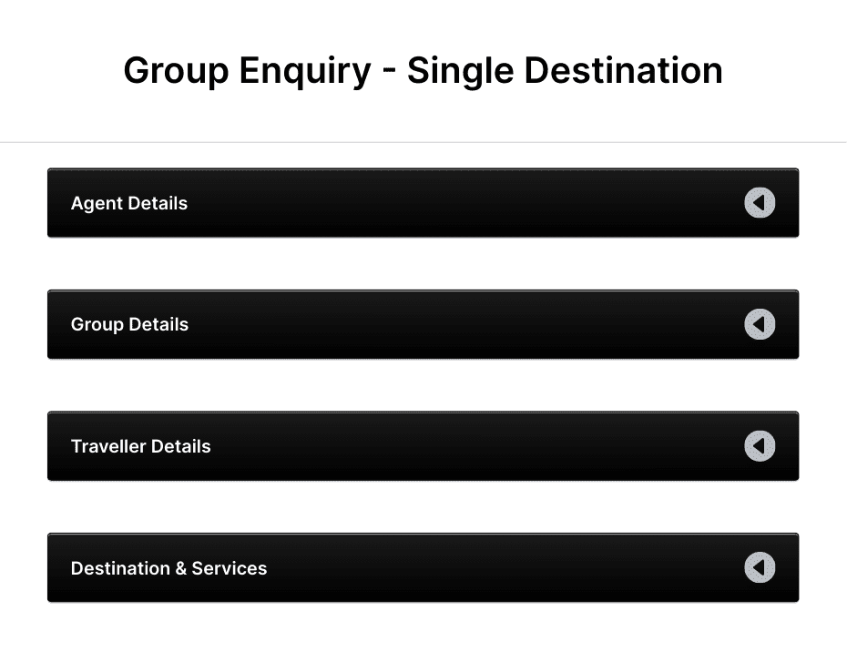 Group Enquiry - Single Destination Form Template | Jotform
