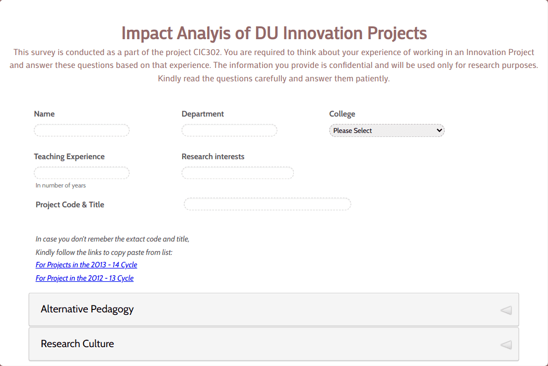 Impact Analysis - Teachers' Survey Form Template | Jotform