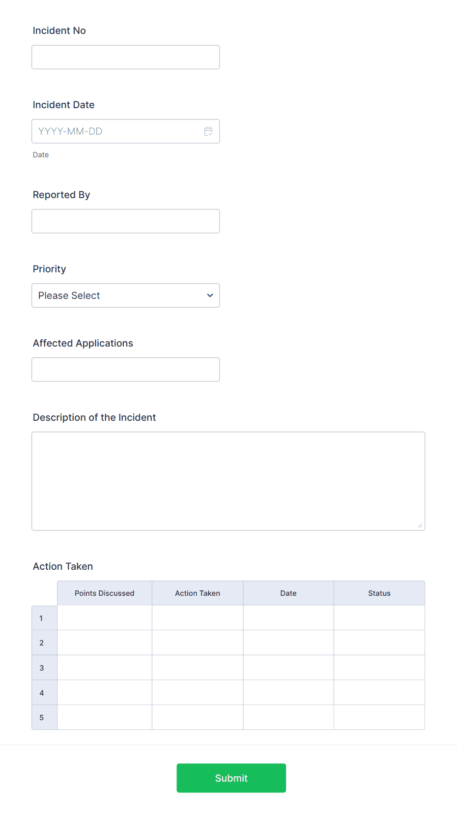 Incident Report Tracking Form Template | Jotform
