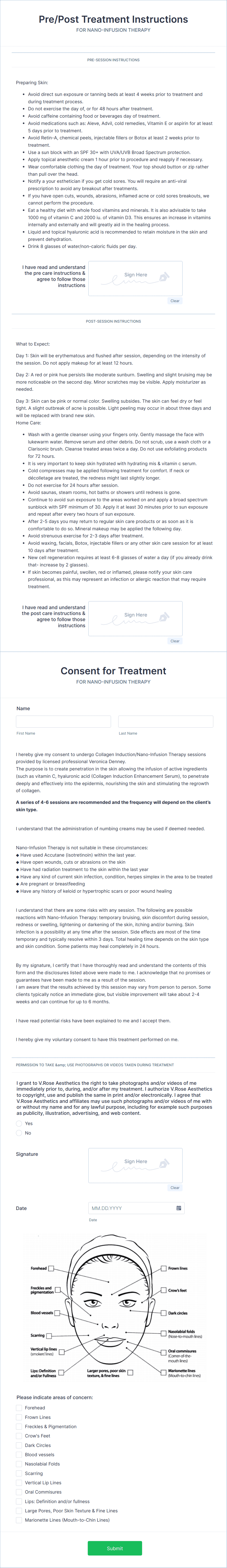 Infusion Therapy Form Template | Jotform