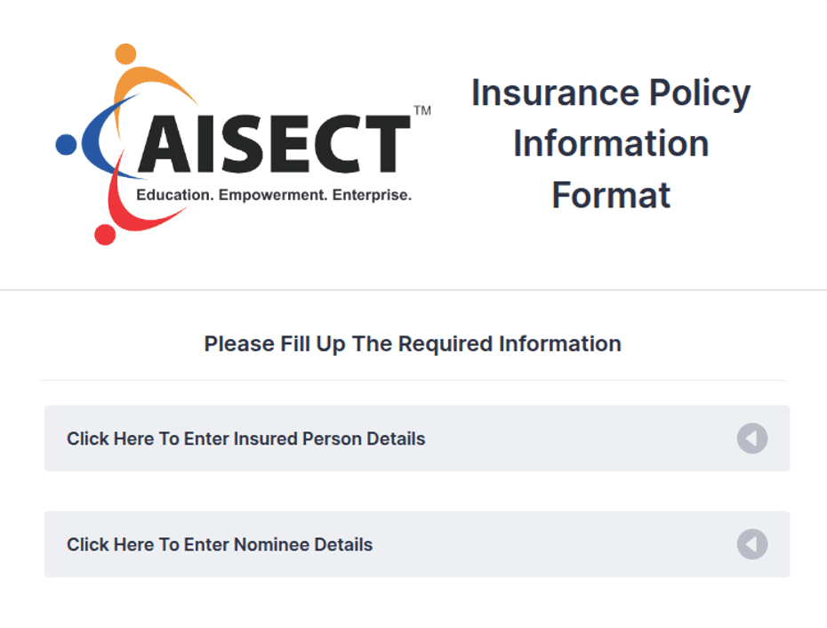 Insurance Policy Information Form Template | Jotform