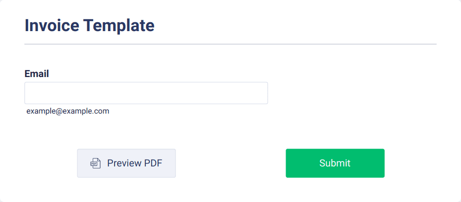 Invoice Template Form Template | Jotform