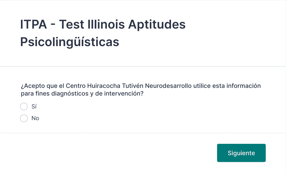 ITPA | Test Illinois Aptitudes Psicolingüísticas Plantilla de ...