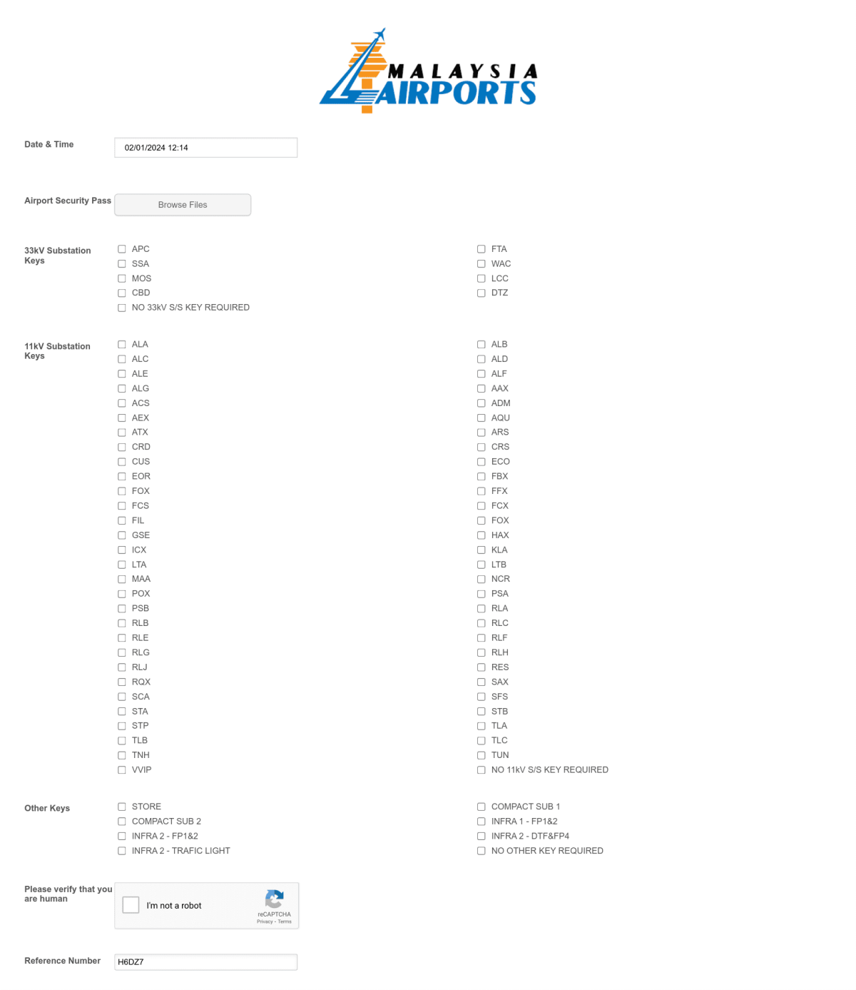 Key Issuance Form Template | Jotform
