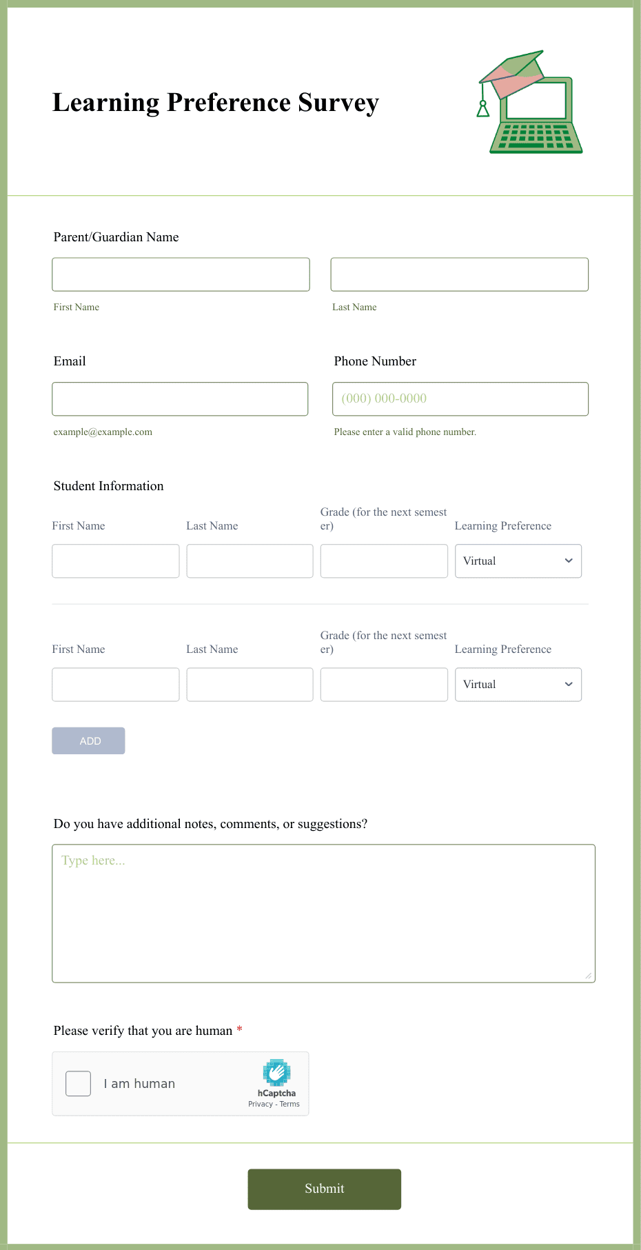 Learning Preference Survey Form Template | Jotform