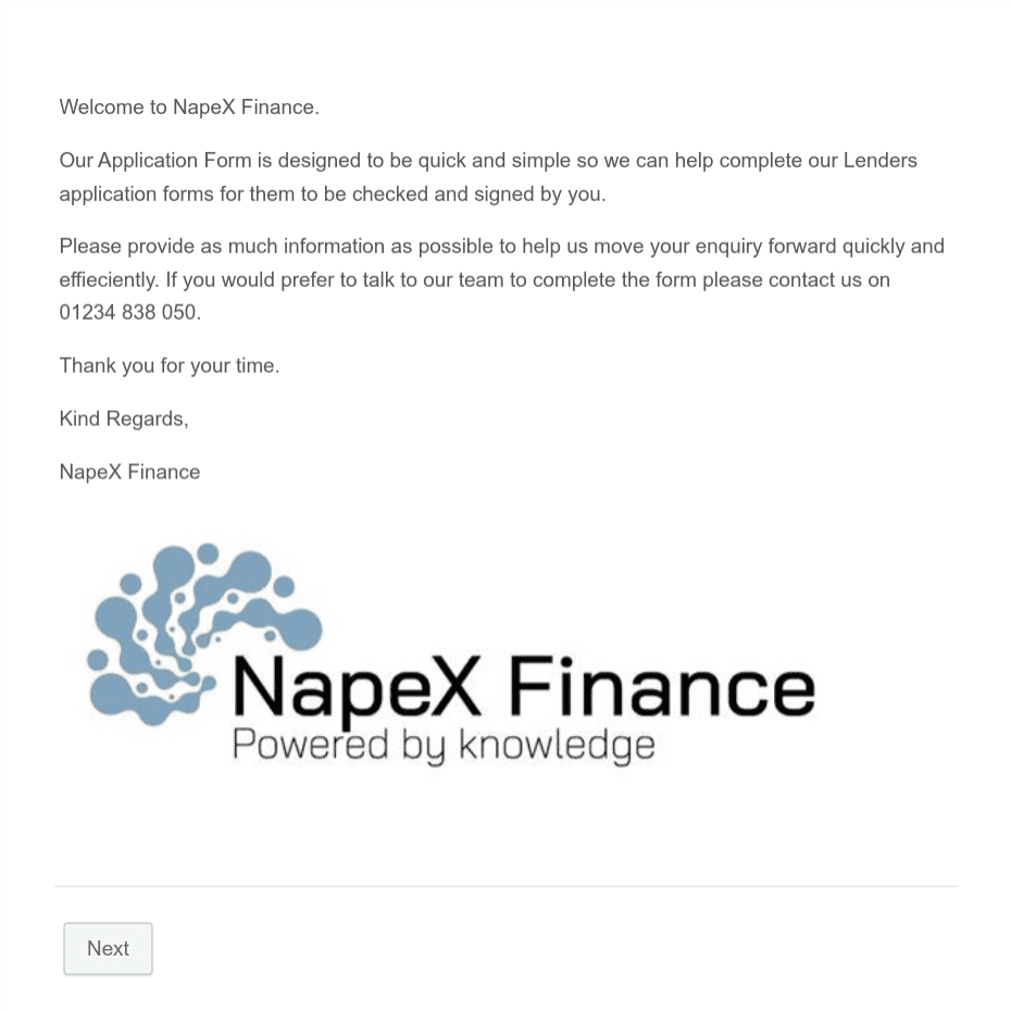 Lender Application Form Template | Jotform