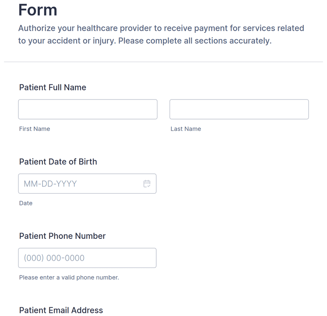 Letter of Protection Authorization Form Template | Jotform