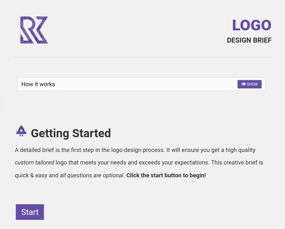 Logo Design Brief Form Template | Jotform