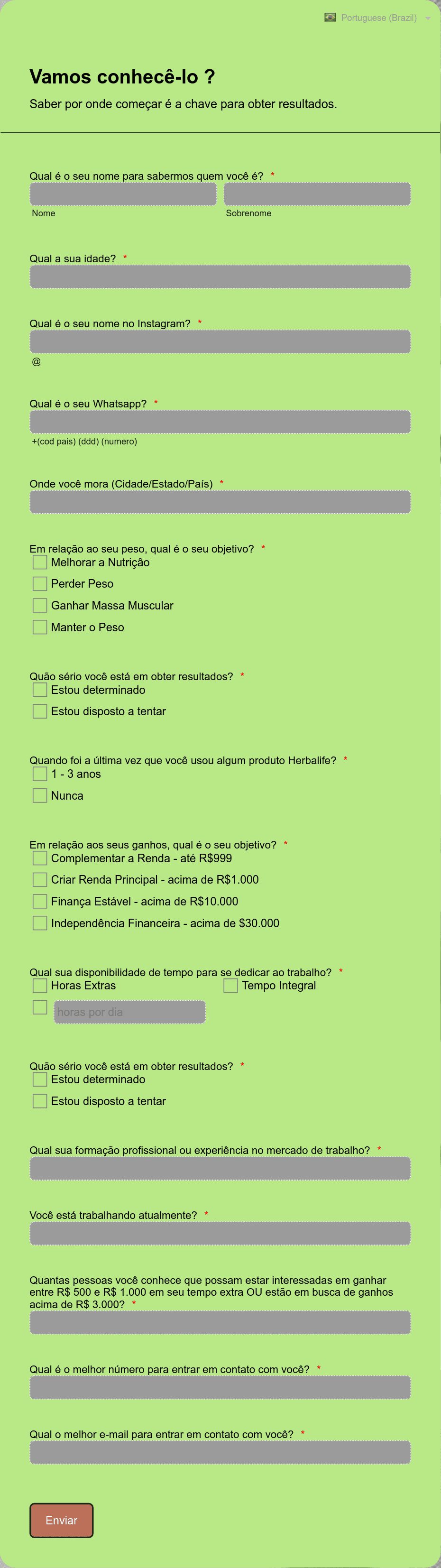 MASTERHLF Home Office Modelo de Formulário | Jotform