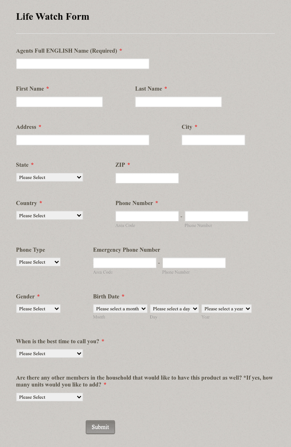 Medical Alert Form Template | Jotform
